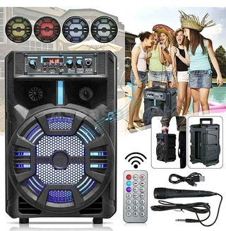 GUYOGA CASSA KARAOKE 5000W RICARICABILE CON MICROF