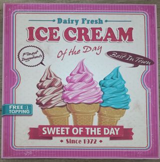 Quadro in tela gelato