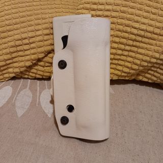 Fondina rigida bianco per pistola