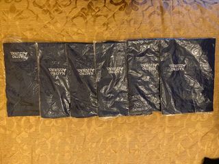 6 grembiulinio bar nastro azzurro