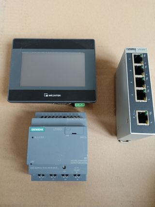 Kit plc Siemens logo 8 e hmi Weintek