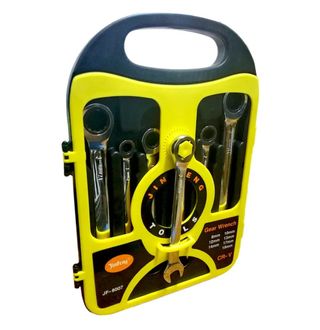 KIT SET CHIAVI IN 7 MISURE A CRICCHETTO ACCIAIO