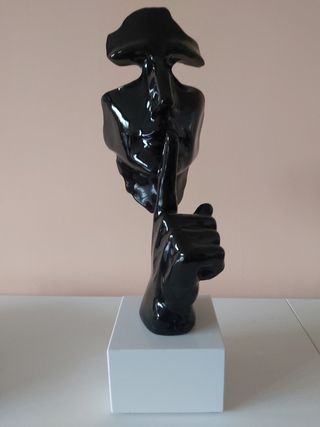 Scultura viso nero