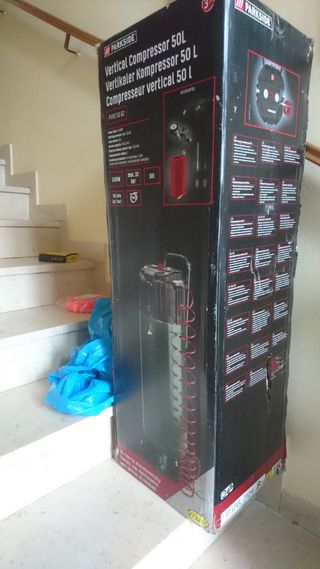 Parkside, Compressore verticale 50 lt