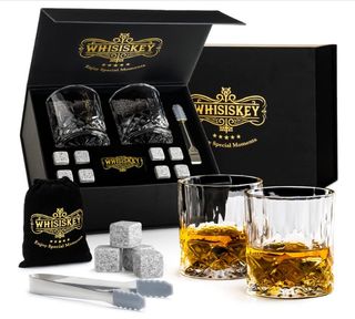 Whisiskey - Set di Bicchieri da Whisky, 8 Cubetti