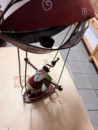 portacandele natalizio