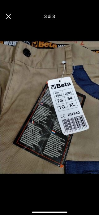pantalone da lavoro beta