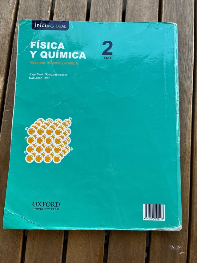 libro de fisica y quimica de 2 de la ESO de segunda mano por 5 EUR en ...