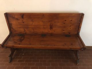 coppia panche in legno