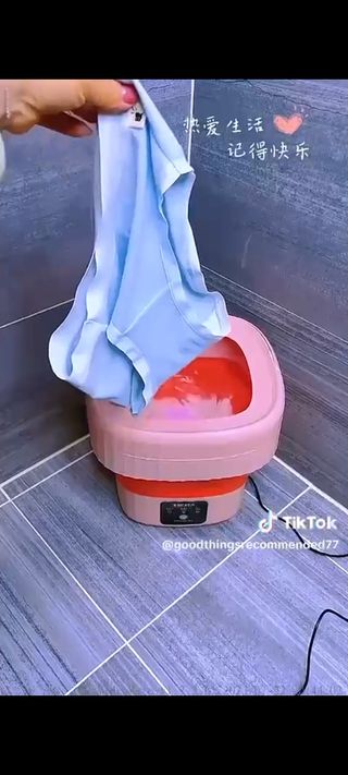 Lavatrice portatile pieghevole