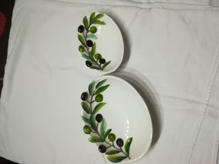 Set piatti da portata ceramiche toscane