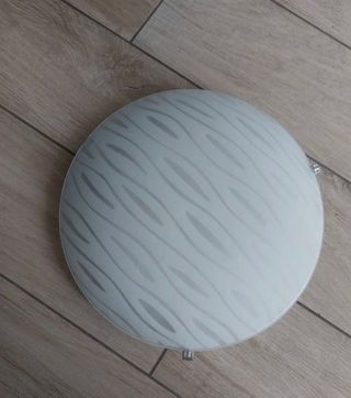 Plafoniera in vetro diametro 30 cm