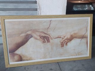 Quadro "La creazione di Adamo"