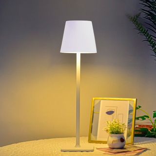 Lampada touch in acciaio 40 cm