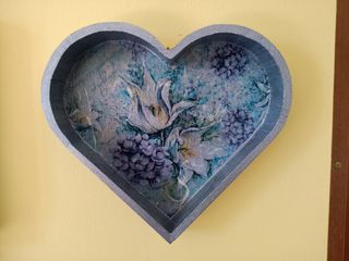 Set 11 oggetti a decoupage