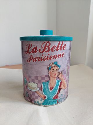 Scatola in latta rotonda