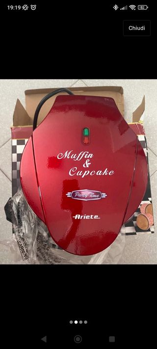 macchina per muffin e cupcakes ariete