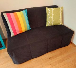 Divano letto 2 posti IKEA nero LYCKSELE LOVAS