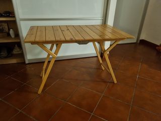 Tavolo in legno pieghevole Prealpina