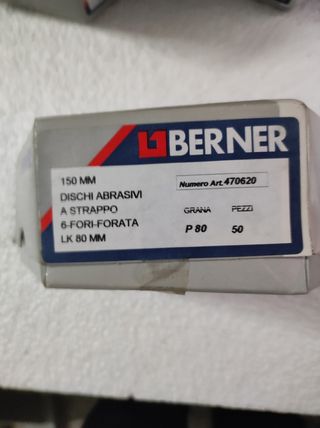 Dischi abrasivi a strappo Berner