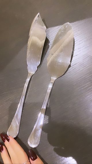 Set di 2 palette d'acciaio Saf 18/10