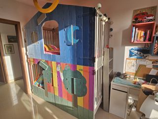 LETTO A CASTELLO ARTIGIANALE