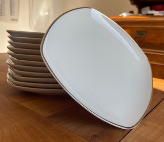 Servizio da 12 di piatti piani ceramica bavarese