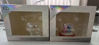 Stitch e Topolino Disney Pallina Di Natale Limited