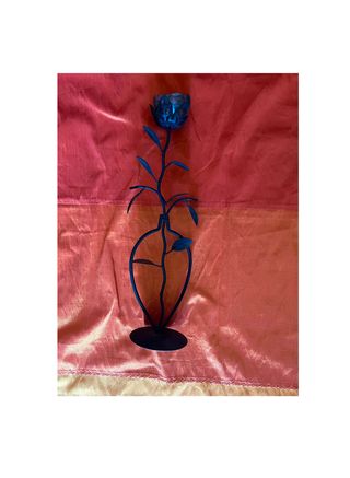 Portacandele Candelabro in metallo (Rosa)