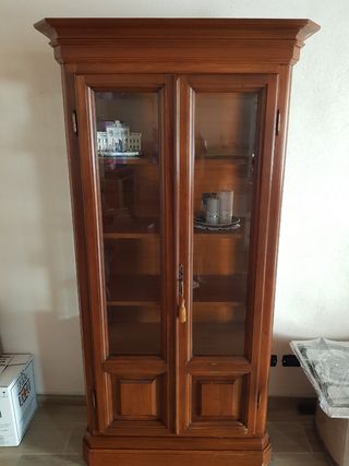 Vetrina antica per salotto