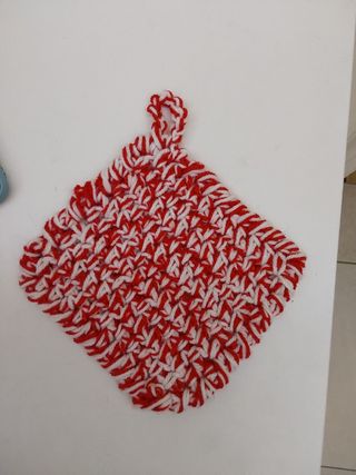 Presina fatta completamente ad uncinetto