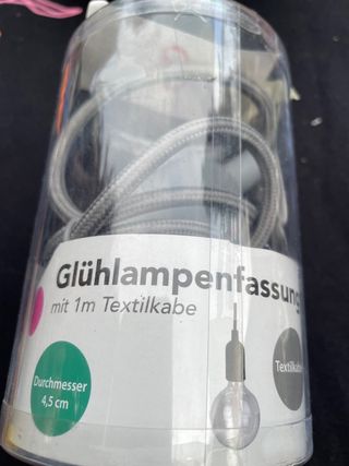 portalampadina grigio