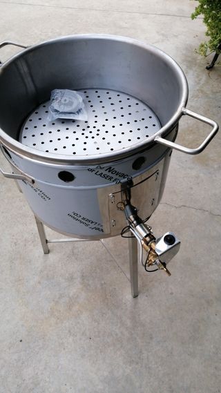 Cuocicastagne inox a gas-elettrica -