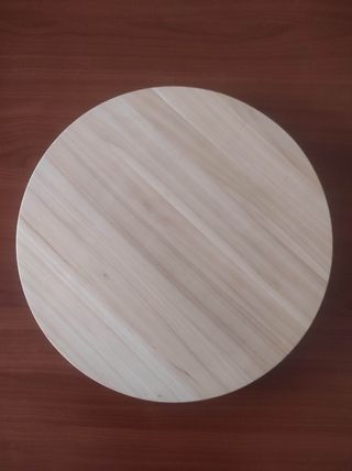 Piatto girevole in legno