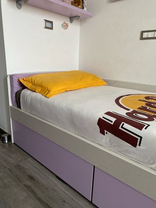 letto singolo da bambina