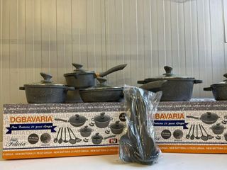 Batteria pentole 21 pezzi