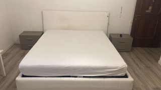 letto contenitore con comodine