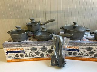 Batteria pentole in pietra 21 pz