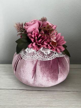 Bon Bon in velluto realizzato a mano