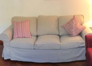 Divano tre posti Ektorp Ikea Beige