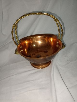 Cestello in rame e ottone