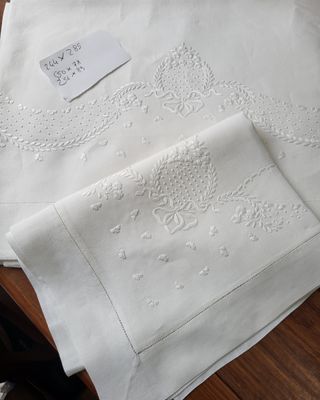 Lenzuolo p.lino vintage