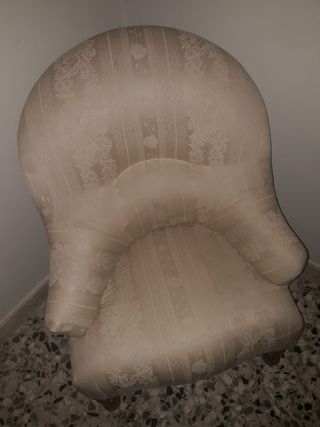 2 poltrone fine '800, piccole, arredo camera letto