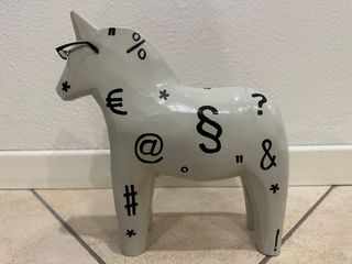 Cavallo buffo in legno