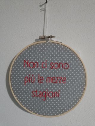 Telaio decorativo frasi fatte :)