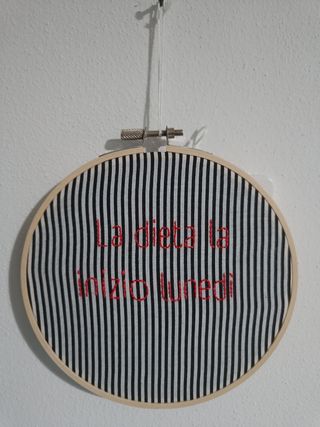 Telaio decorativo frasi fatte :)