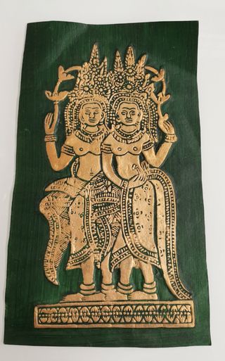 Quadro su carta - Cambogia