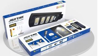 5pcs lampioni solare 240w + 8pcs staffa a muro