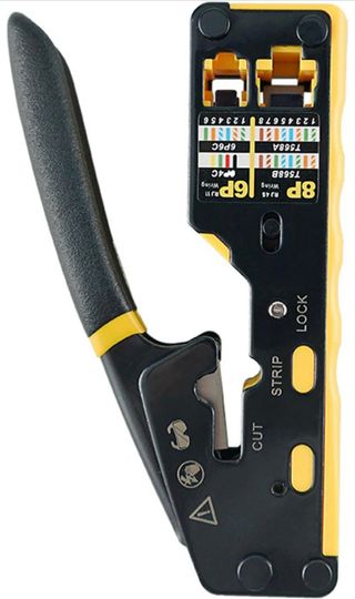 kit per strumenti di crimpatura per cavi e connett