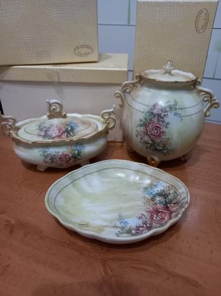 Tre pezzi porcellana Limoges de france